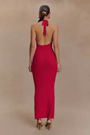 Meshki Ayella Cowl Knit Maxi Dress