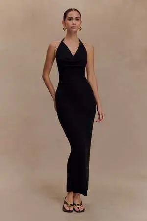 Meshki Ayella Cowl Knit Maxi Dress