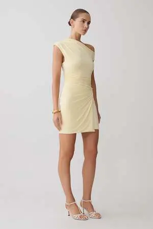 Meshki Alyn Off Shoulder Draped Mini Dress