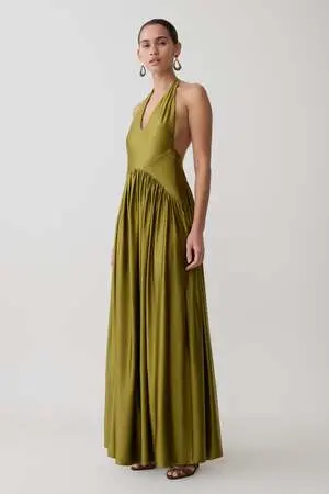 Meshki Cypress Halter Maxi Dress