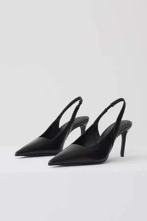 Meshki Samar Pointed Sling Back Heels