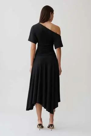 Meshki Luu Slinky Midi Skirt