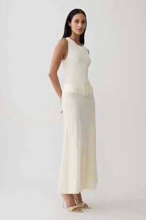 Meshki Rebena Pleated Midi Dress