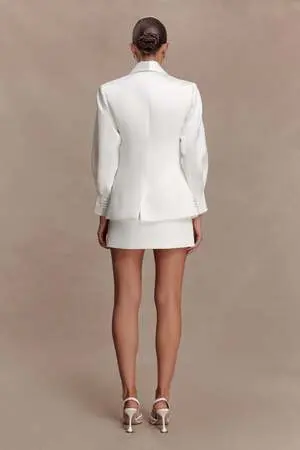 Meshki Kylie Satin Mini Skirt