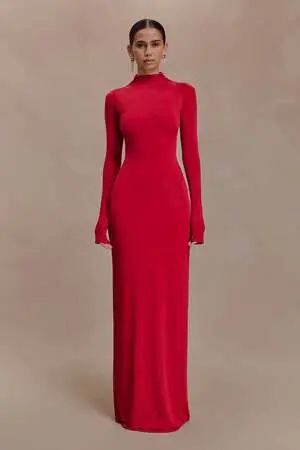 Meshki Kiyah Slinky Cut Out Maxi Dress
