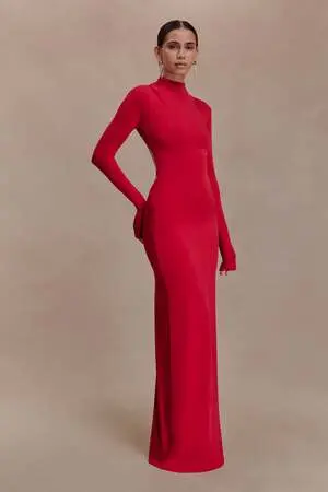 Meshki Kiyah Slinky Cut Out Maxi Dress