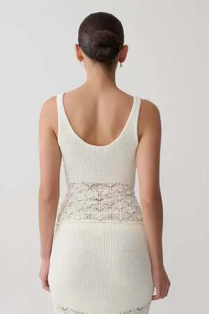 Meshki Atlantis Crochet Knit Top