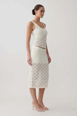 Meshki Atlantis Crochet Knit Top