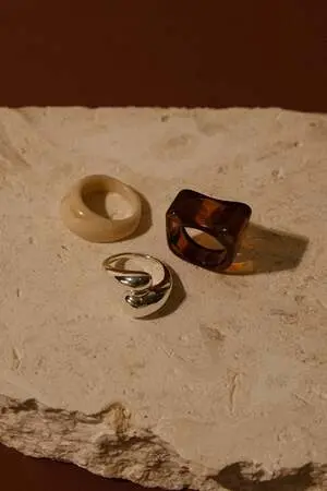 Meshki Romeo 3 Stack Ring Set