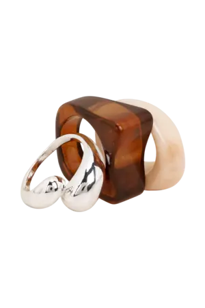 Meshki Romeo 3 Stack Ring Set