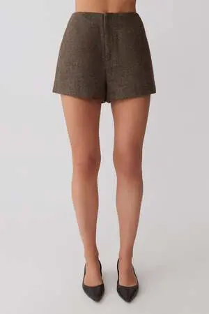 Meshki Romy Suiting Short - Herringbone