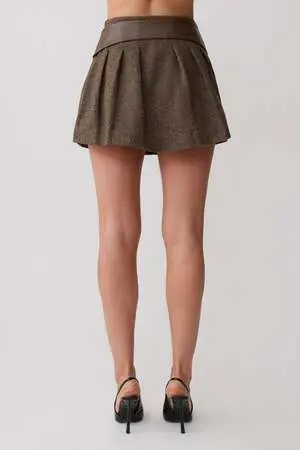 Meshki Romy Mini Skirt With Hardware