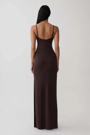 Meshki Erve Peached Jersey Maxi Dress