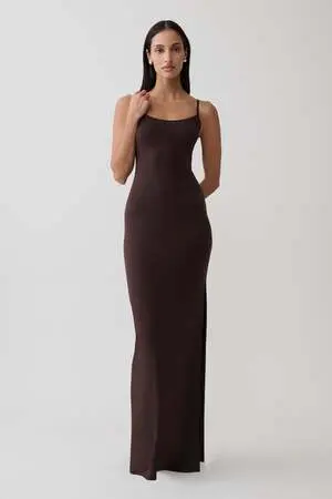 Meshki Erve Peached Jersey Maxi Dress