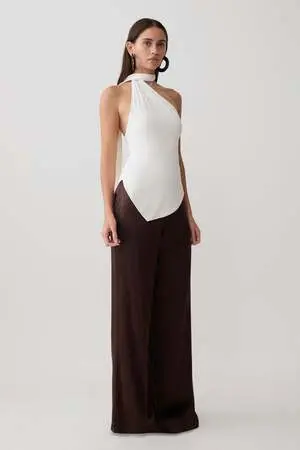 Meshki Jemma One Shoulder Tie Top