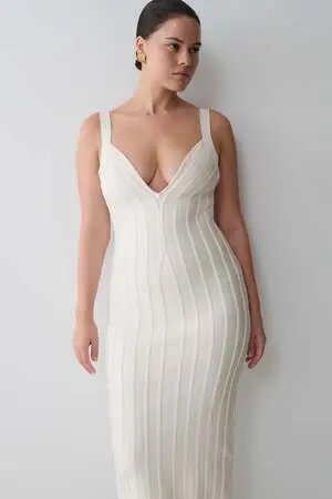 Meshki Gia Bandage Knit Midi Dress