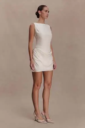 Meshki Bexley Draped Mini Dress