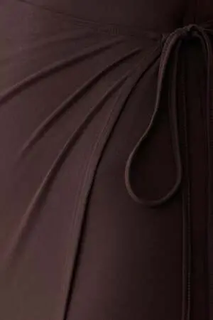 Meshki Euphemia Cupro Midi Wrap Dress