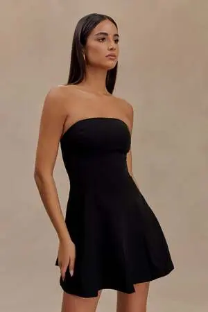 Meshki Indiana Strapless Suiting Mini Dress