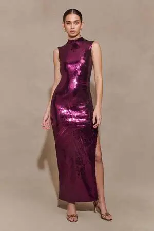 Meshki Veronica Sequin Midi Dress