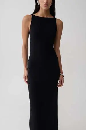 Meshki Yura Backless Twist Maxi Dress