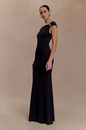 Meshki Kinsley Slinky Maxi Dress With Hardware