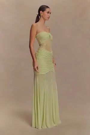 Meshki Khadijah Lace And Mesh Maxi Dress