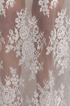 Meshki Camille Beaded Satin And Lace Maxi Skirt