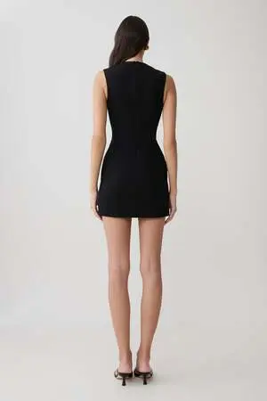 Meshki Fion Sleeveless Stretch Crepe Mini Dress