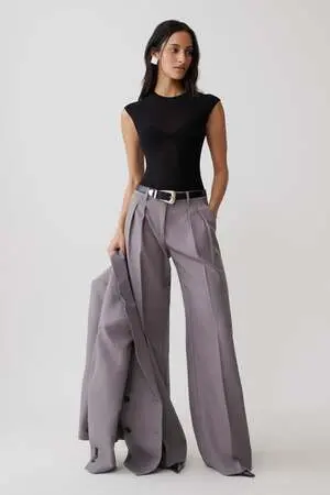 Meshki Phoebe Straight Leg Suiting Pants