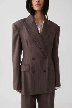 Meshki Phoebe Double Breasted Blazer
