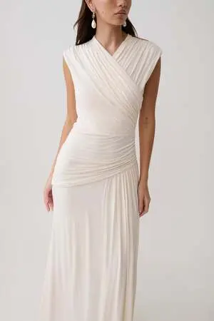 Meshki Winslow Cross Over Modal Maxi Dress
