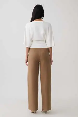 Meshki Sila Modal Batwing Short Sleeve Top