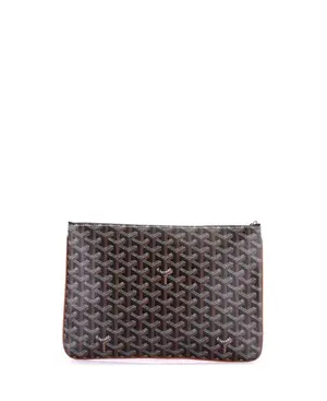 Goyard Mm Senat Zip Pouch Coated Canvas
