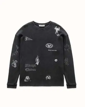 DUKE + DEXTER Mc Sketch Washed Waffle Top