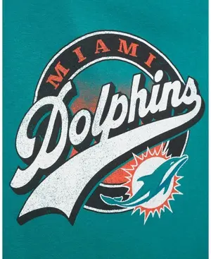 Junk Food Clothing Miami Dolphins Cropped Tank