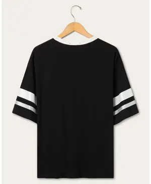 Junk Food Clothing Las Vegas Raiders Glitter Boxy Ringer