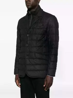 Herno Quilted Button-up Jacket