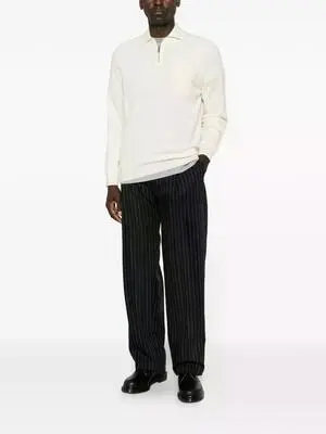 AMARANTO Quarter-zip Pocket Sweater