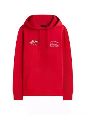 Tommy Hilfiger X Cadillac Formula 1® Team Varsity Graphic Hoodie - Red