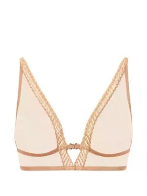 AUBADE Sheer Emotion Triangle Bra - Neutrals