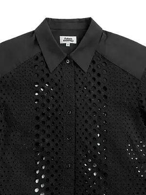 FUTURE CLASSICS Cropped Eyelet-lace Shirt