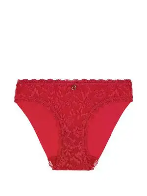 AUBADE Rosessence Lace-trim Briefs - Red