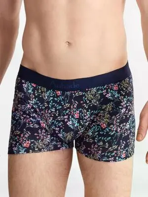 AUBADE Floral-print Trunks - Blue