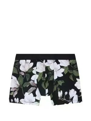AUBADE Floral-print Boxers - Black