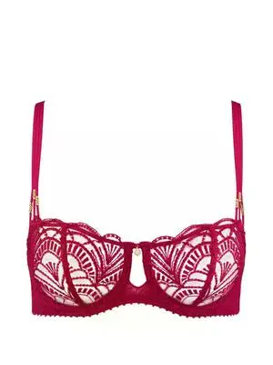 AUBADE Embroidered Underwired Bra - Pink