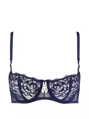 AUBADE Feeling Myself Lace-embroidered Bra - Blue