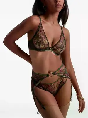 AUBADE Sound Of Heart Embroidered Triangle Bra