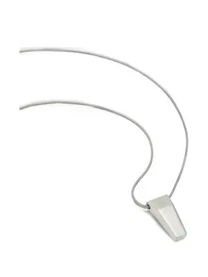 Rick Owens Mini Trunk Pendant Snake-chain Necklace