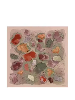 Borbonese Butterfly-print Silk Scarf